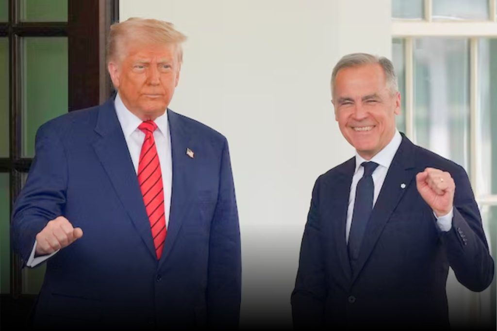 Donald Trump y Mark Carney tienen su primer encuentro cara a cara en la ...